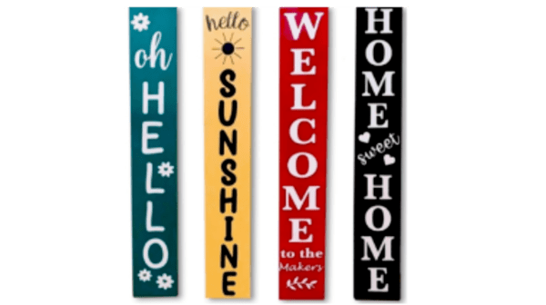 Cricut Crafted: DIY Welcome Sign - Chisago Lakes Community Education
