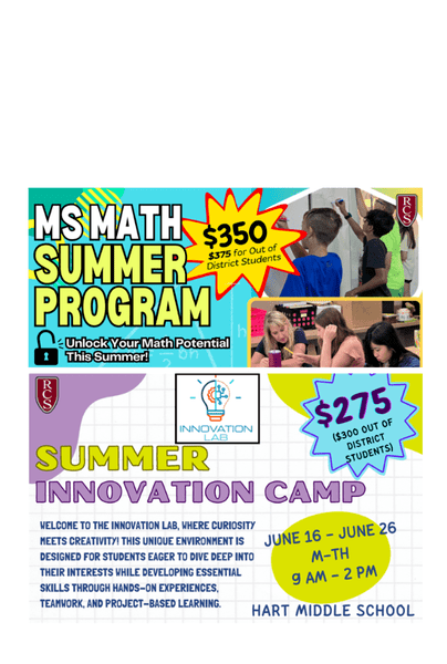 Summer Learning Program / Middle School - Rochester Community Schools