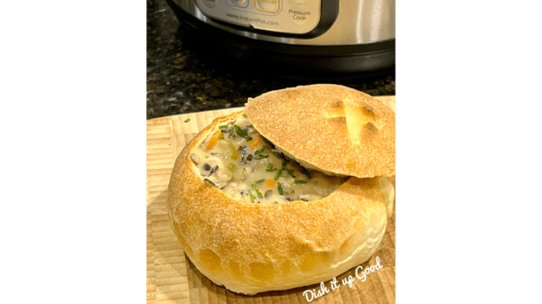 Soups & Bread Bowls: Creamy Chicken & Wild Rice, Loaded Potato ...