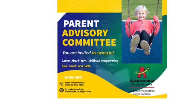 Parent Advisory Committee - Alexandria Public Schools Community Education